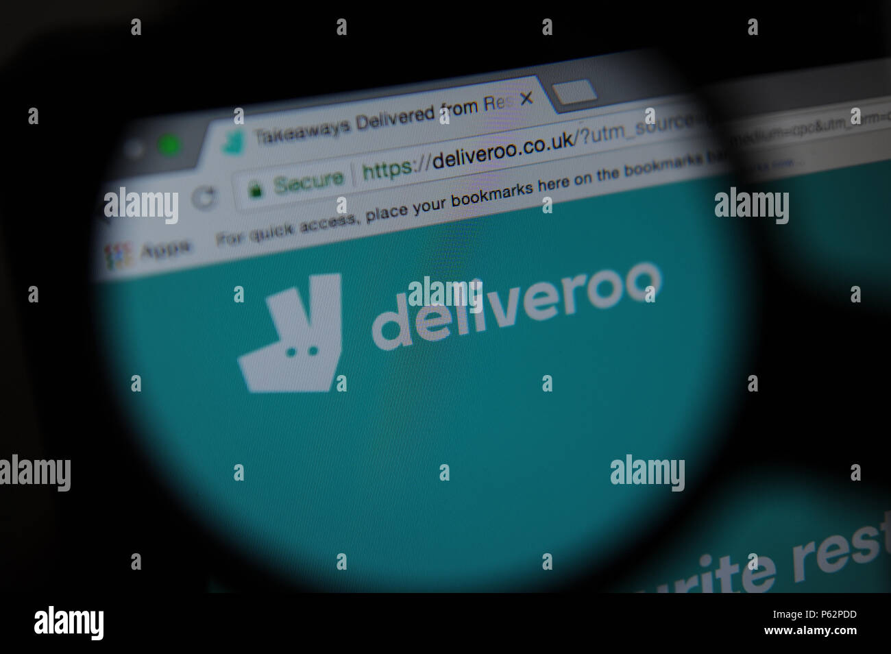 Deliveroo branding hi-res stock photography and images - Alamy