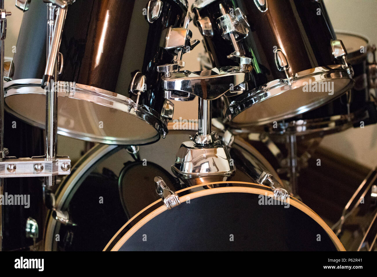 Drum kit close up hi-res stock photography and images - Alamy
