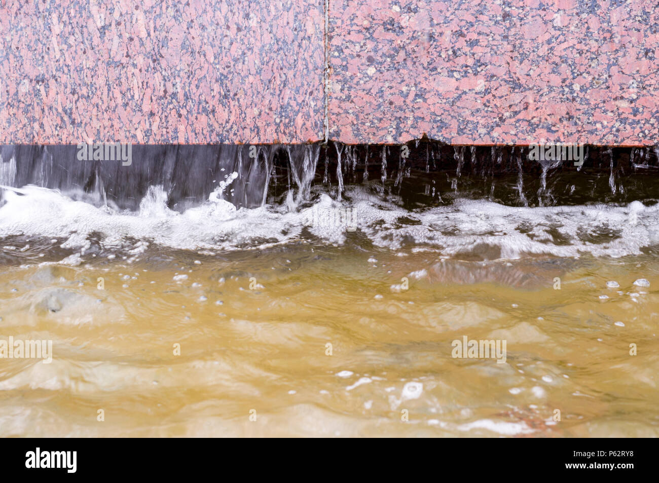 Water flowing in fountain texture hi-res stock photography and images ...