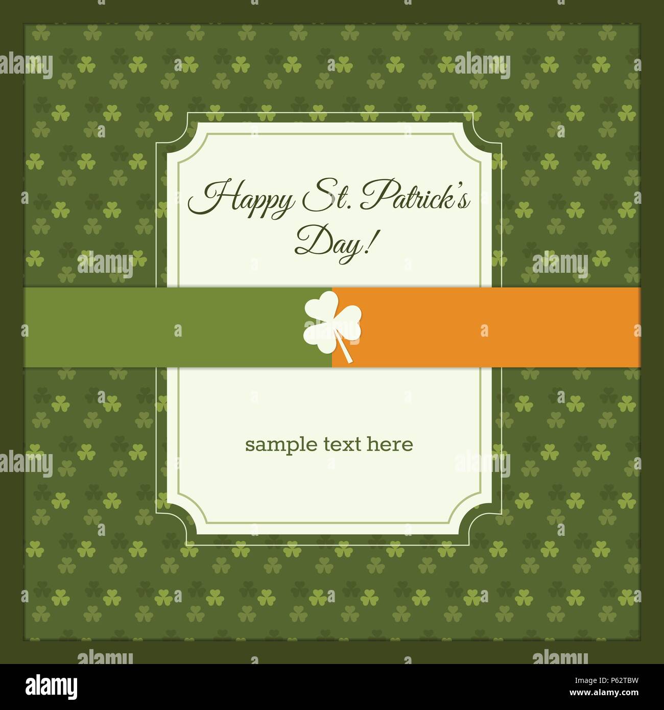 Happy st patrick holiday Stock Vector Images - Alamy