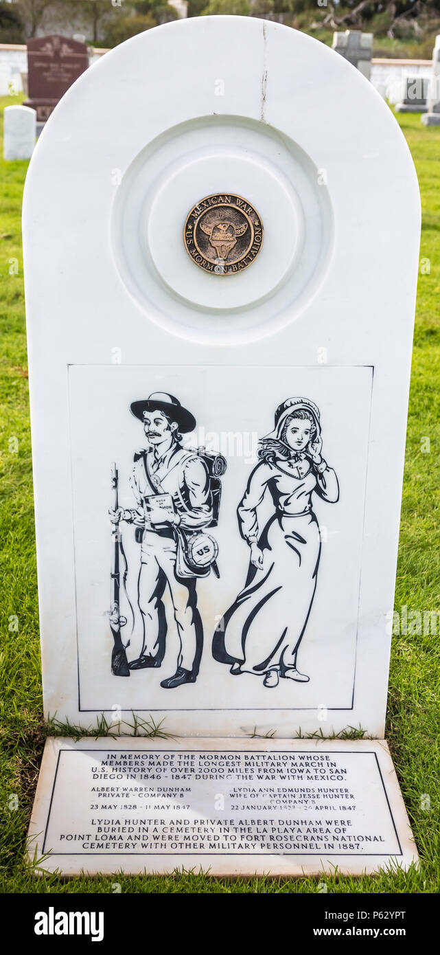 veterans memorial, fort rosecrans, point loma, ca us Stock Photo - Alamy