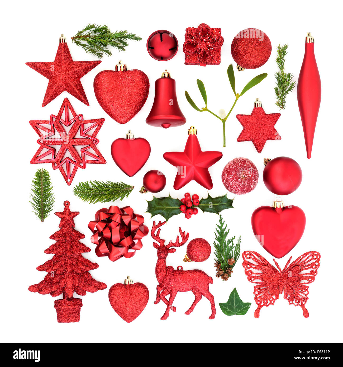 Winter tree with mistletoe Cut Out Stock Images & Pictures - Alamy