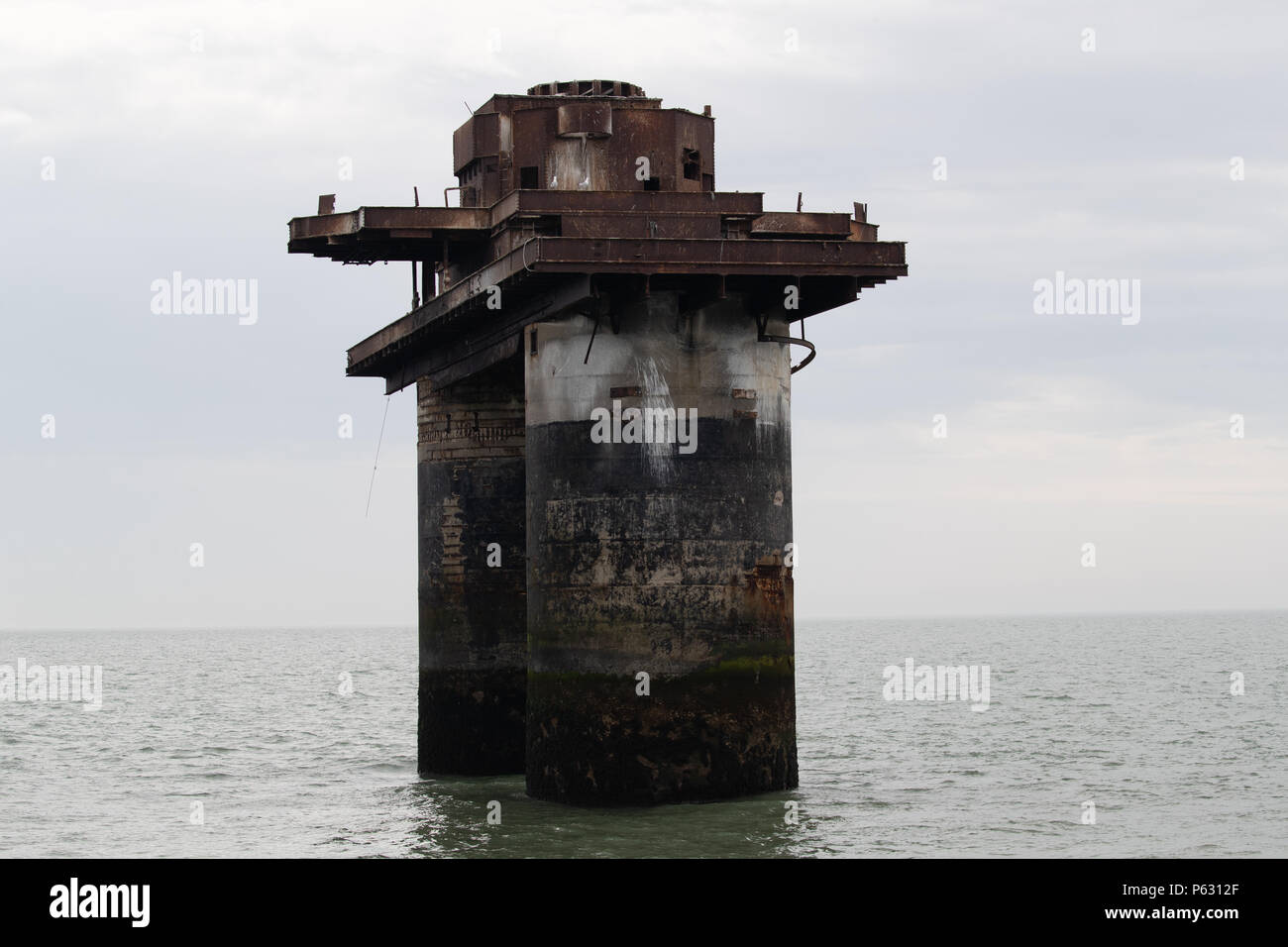 Knock John Fort,The Maunsell naval forts were built in the Thames ...