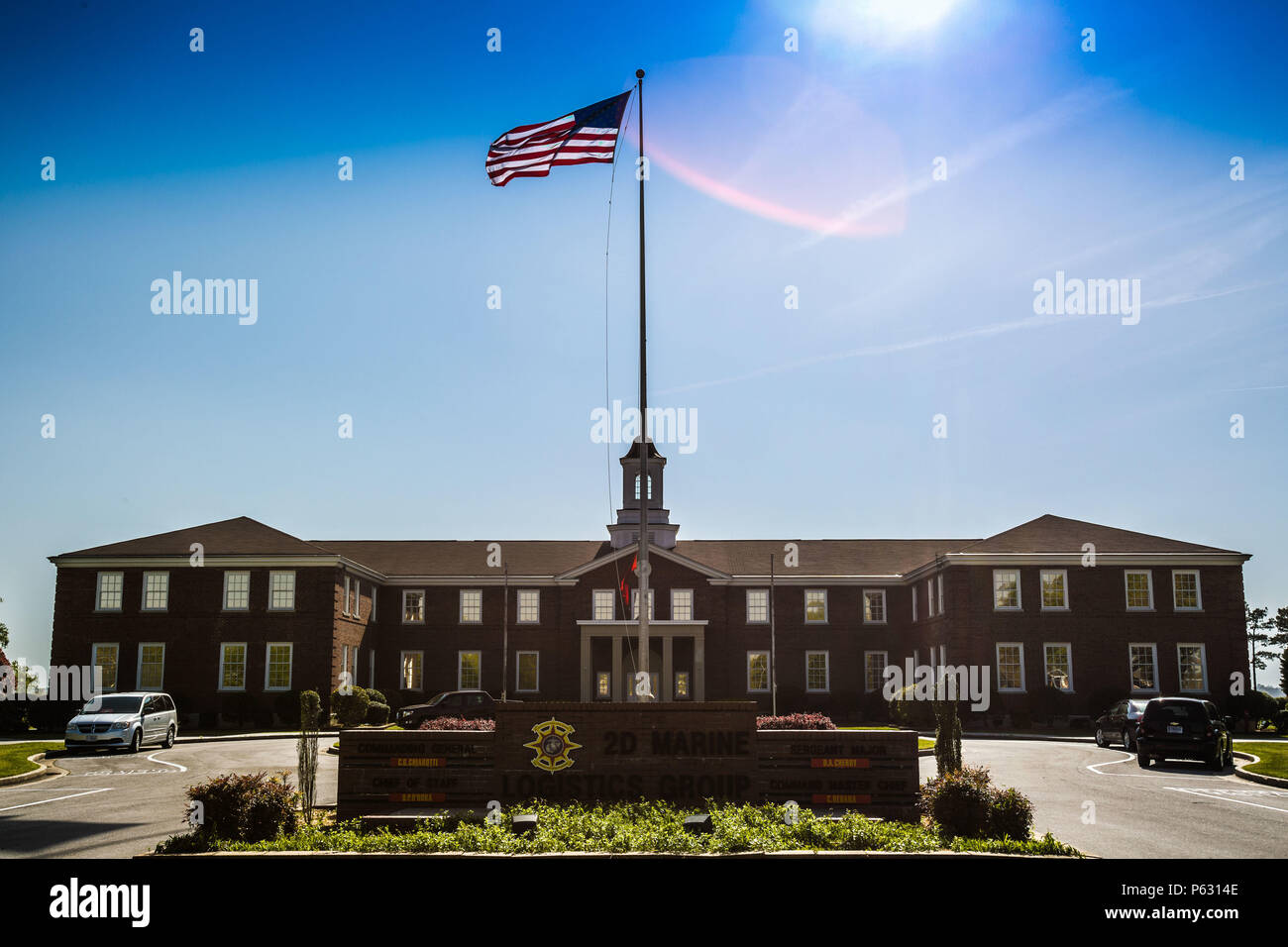 Photograph of 2nd Marine Logisitcs Group Headquarters Building, Camp ...
