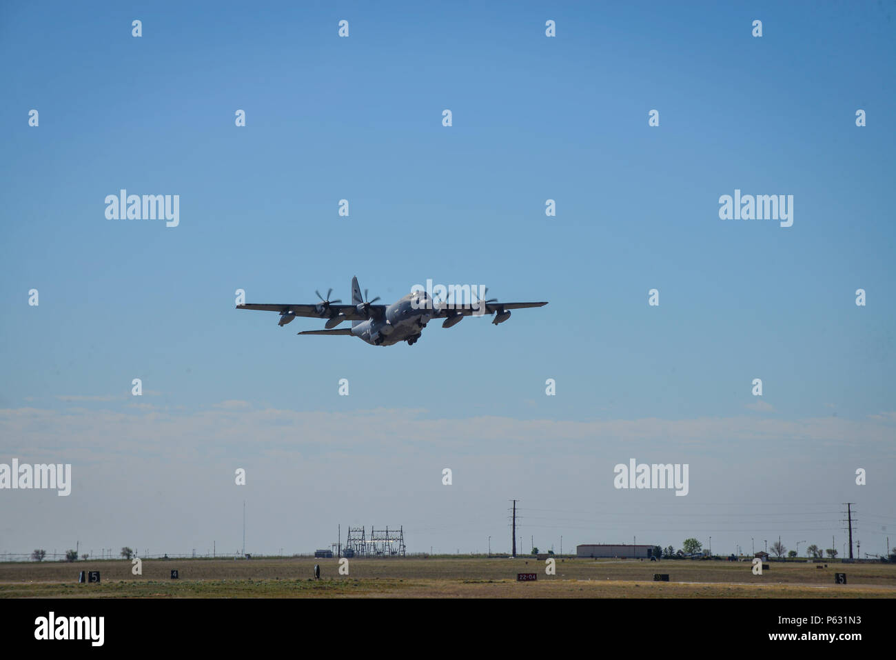 Cadets with the U.S. Air Force Academy depart Cannon on an MC-130 J ...
