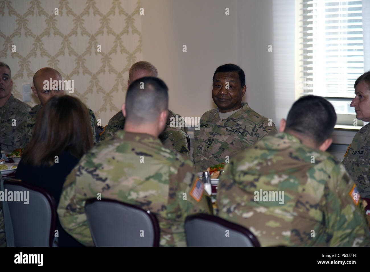 Lt. Gen. Thomas P. Bostick, (center), Chief of Engineers of the United ...