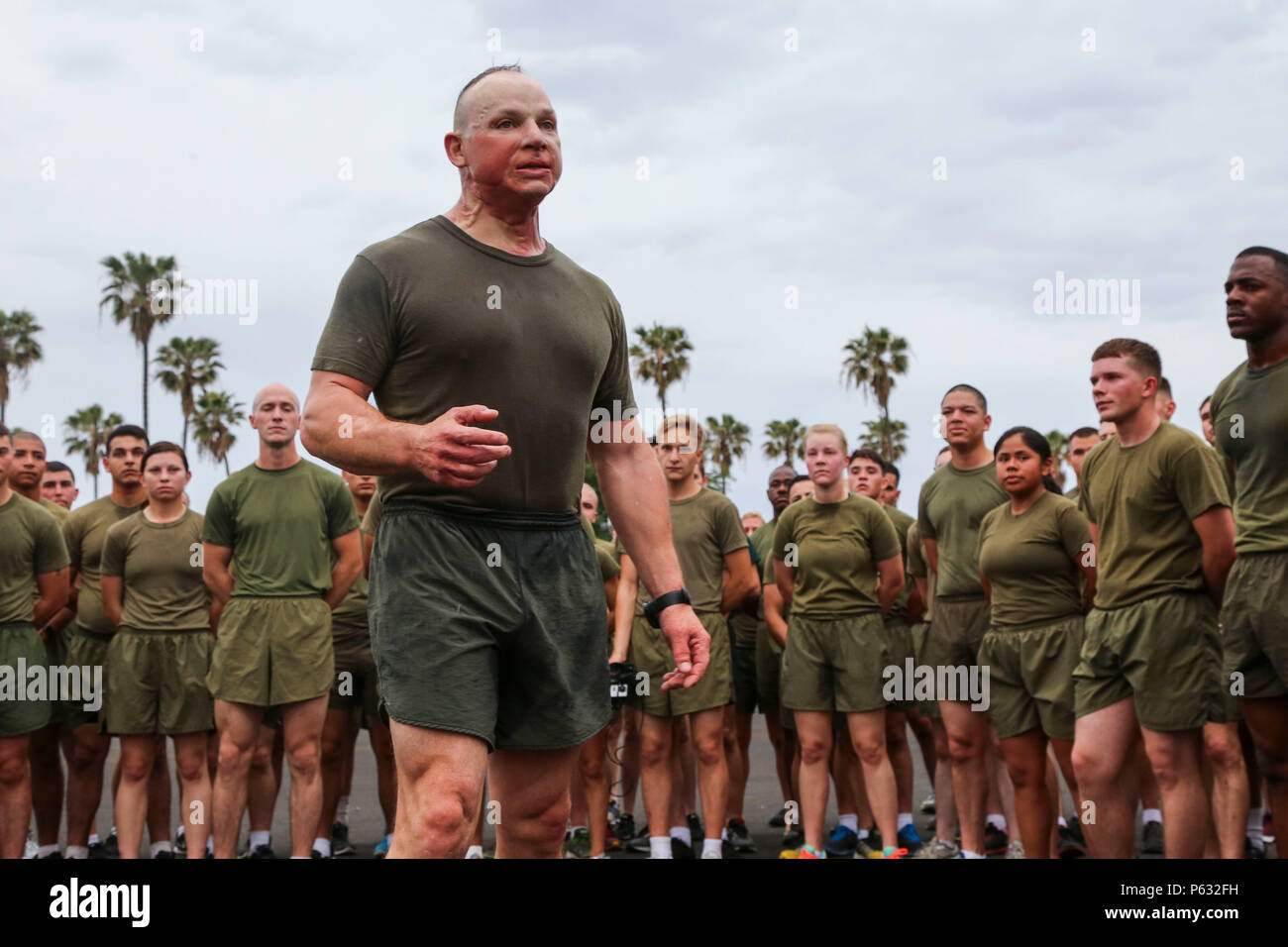 Colonel Clay Tipton, commanding officer of the 11th Marine ...