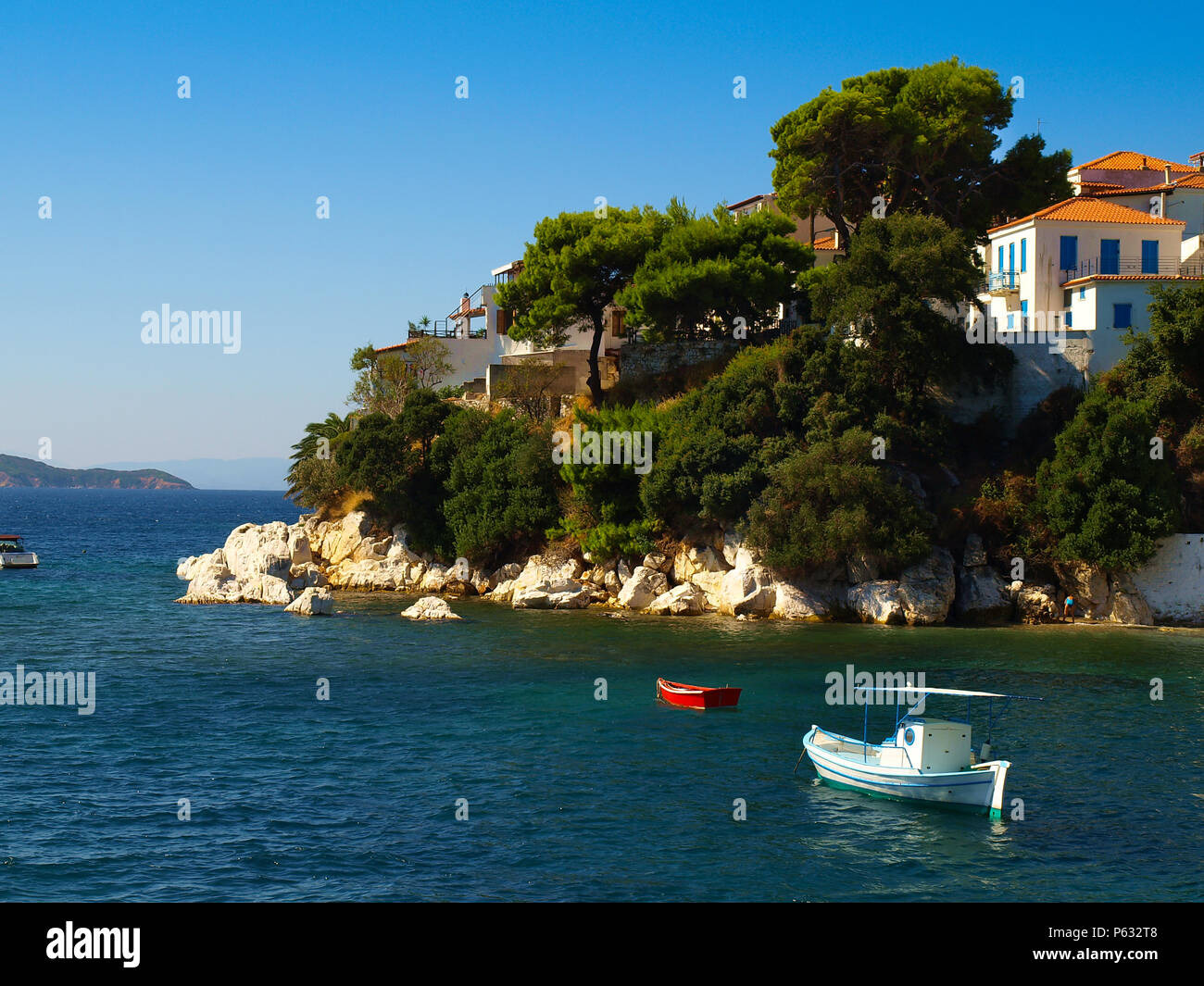 Skiathos town old on greek hi-res stock photography and images - Alamy