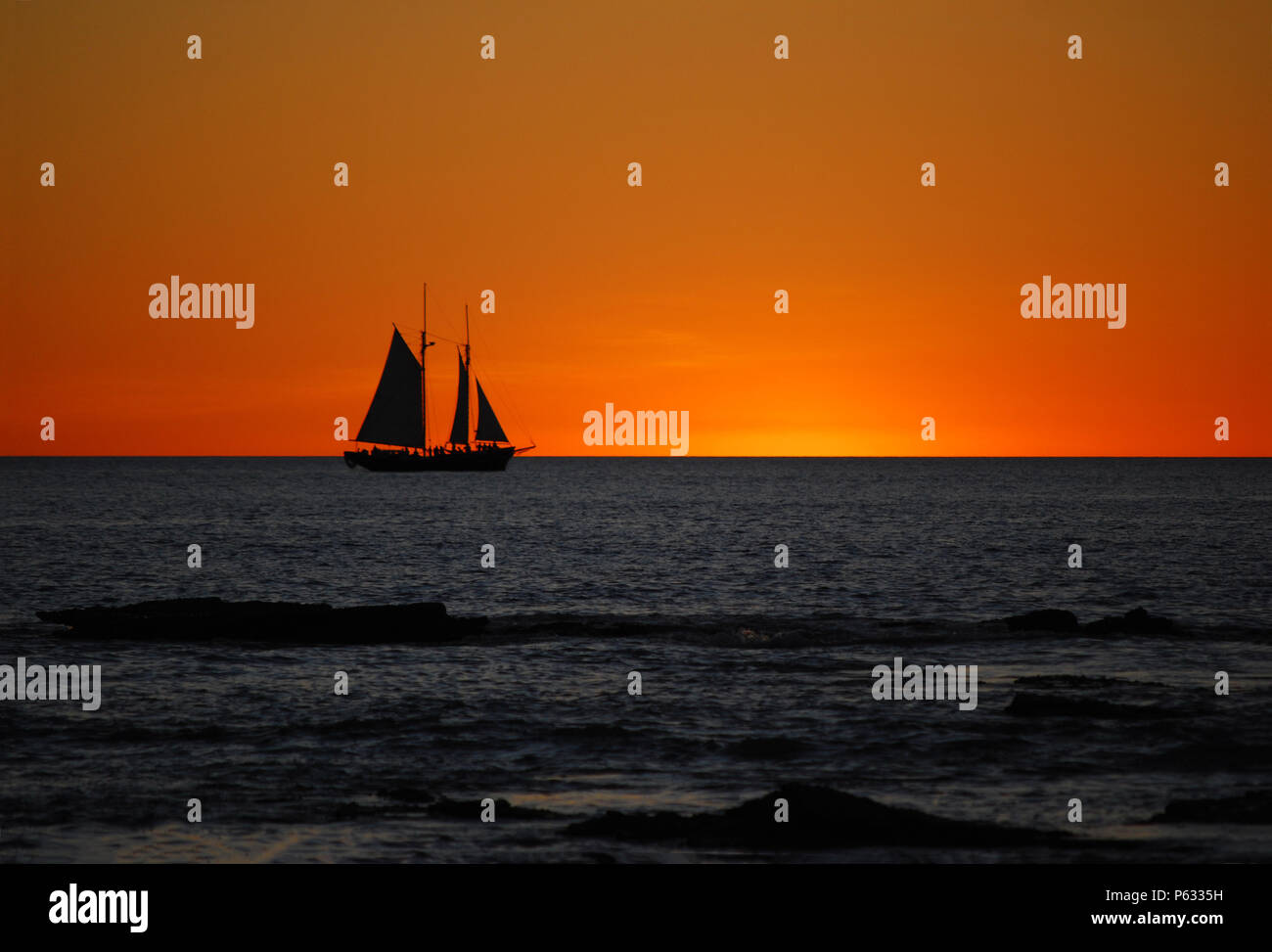 Sunset at Cable Beach Stock Photo - Alamy