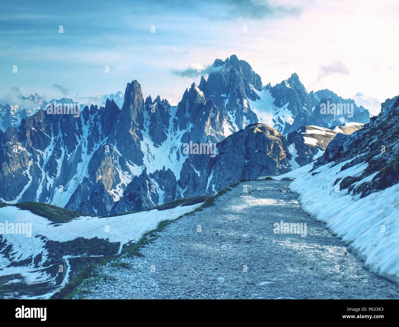 Wild mountains calm scene. Lifestyle active travel hiking. Scenic ...