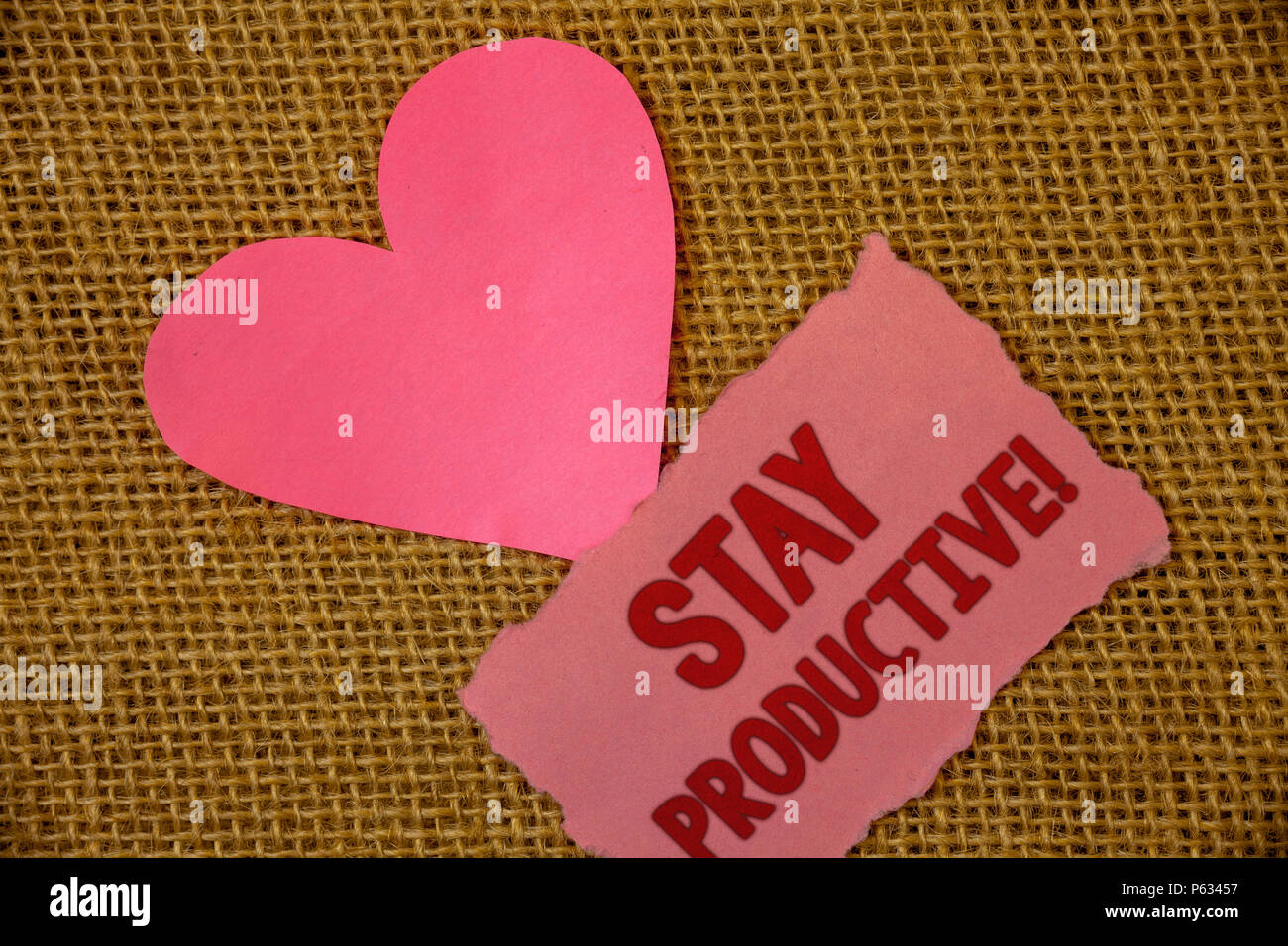 Conceptual hand writing showing Stay Productive Motivational Call ...