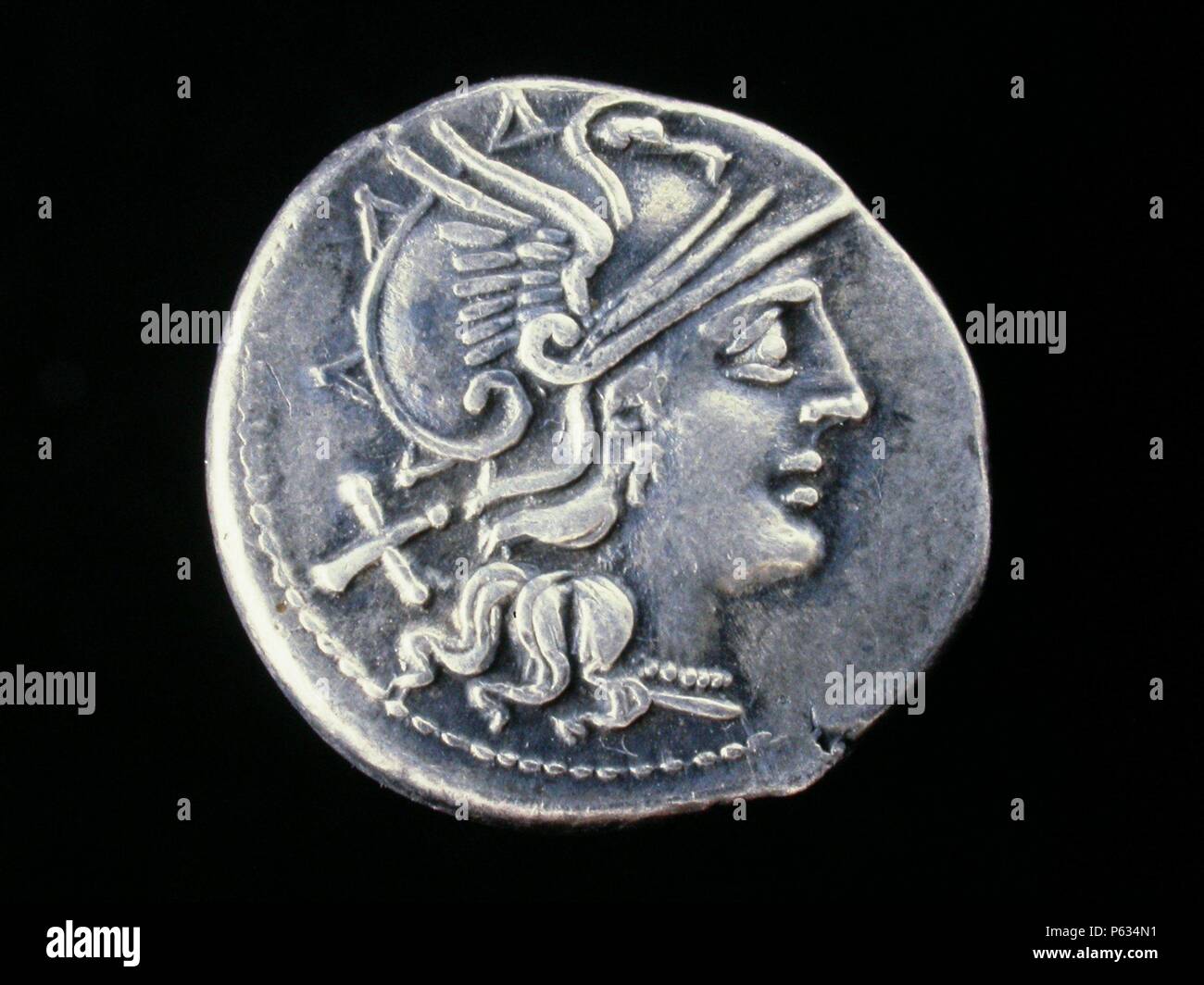Moneda romana denario hi-res stock photography and images - Alamy