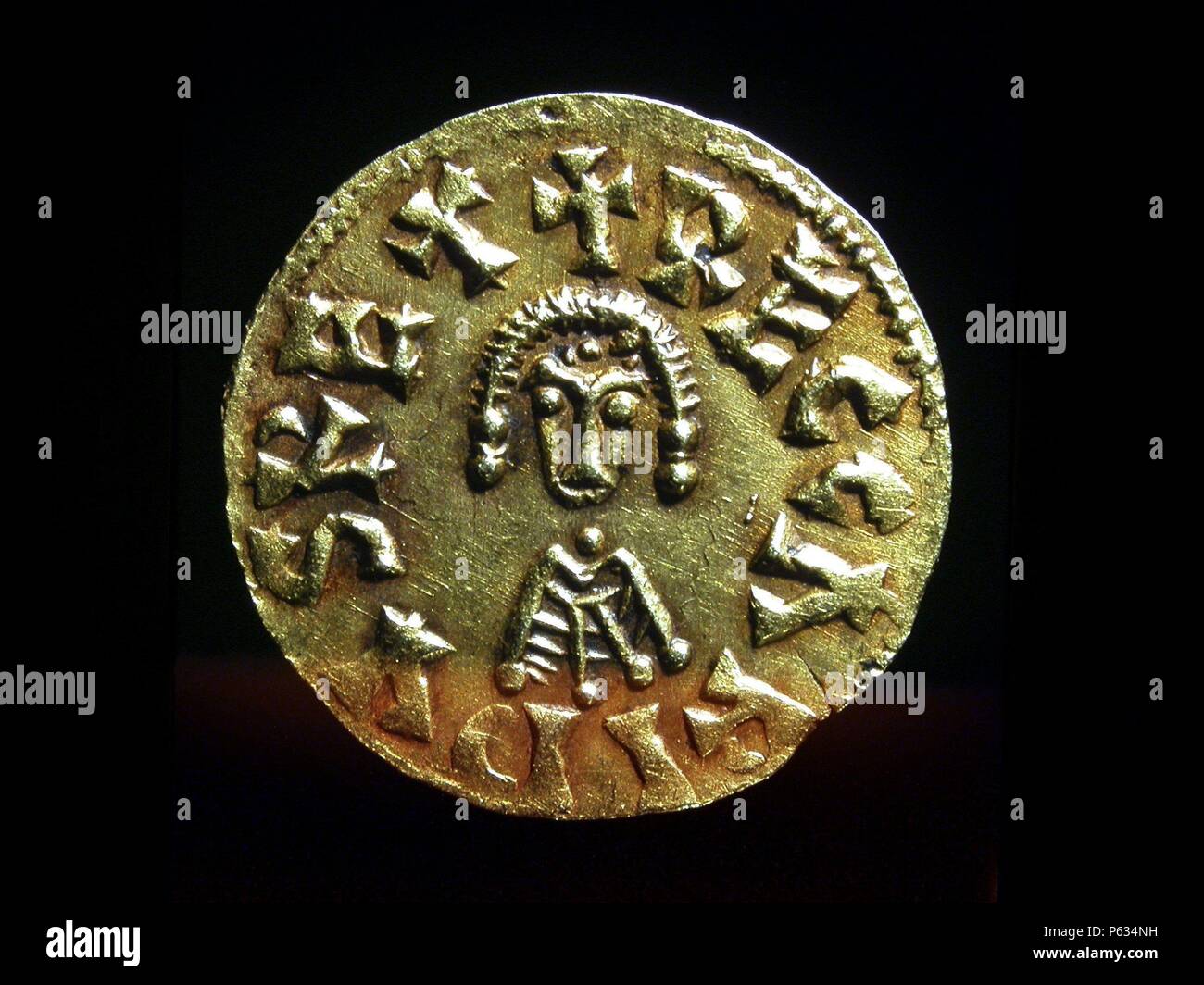 NUMISMATICA. MONEDA VISIGODA. RECAREDO EMINIO (LUSITANIA) (586-601 ...