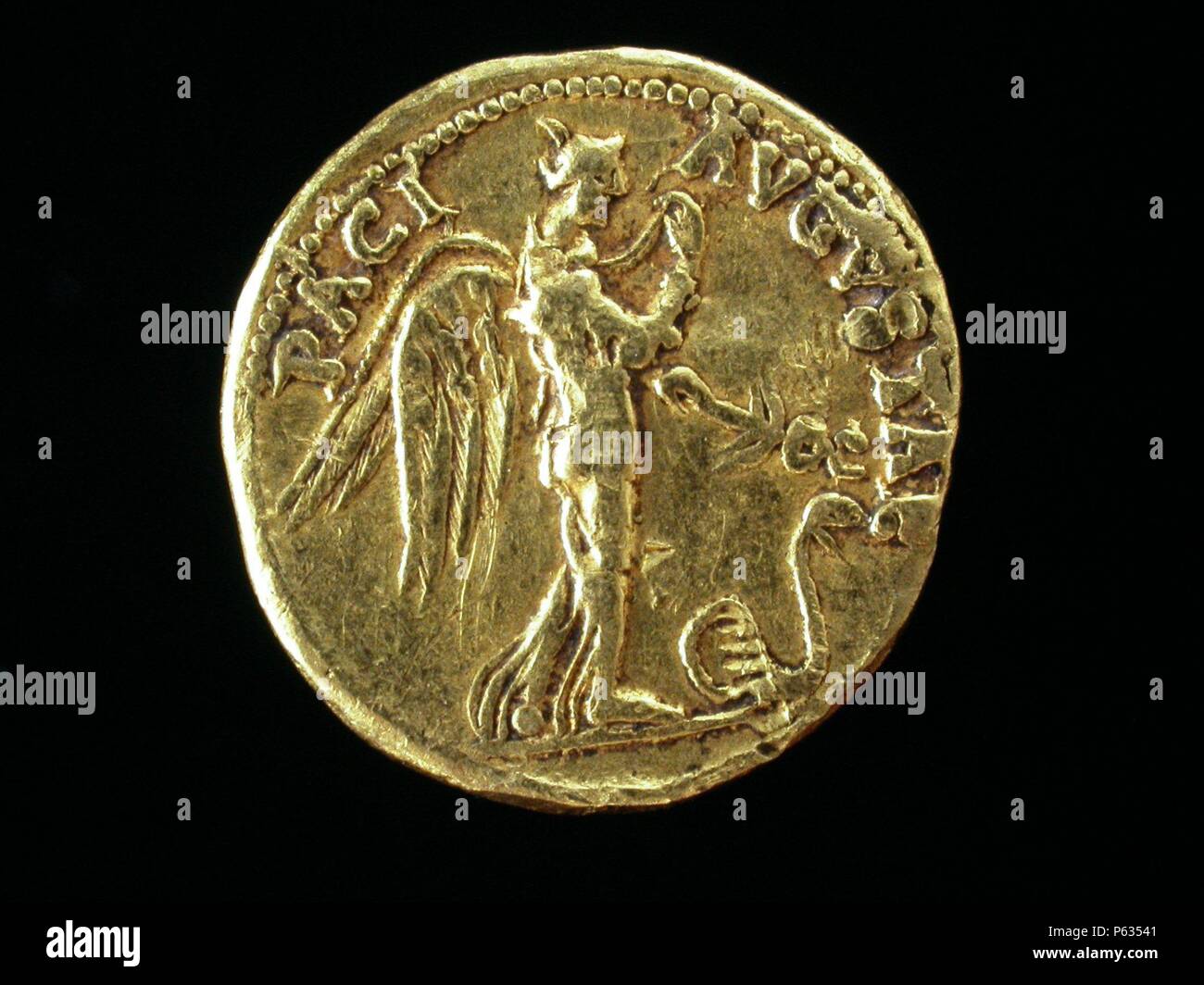 NUMISMATICA. MONEDA IMPERIO ROMANO. AUREO DE ORO, DE CLAUDIO. REVERSO ...