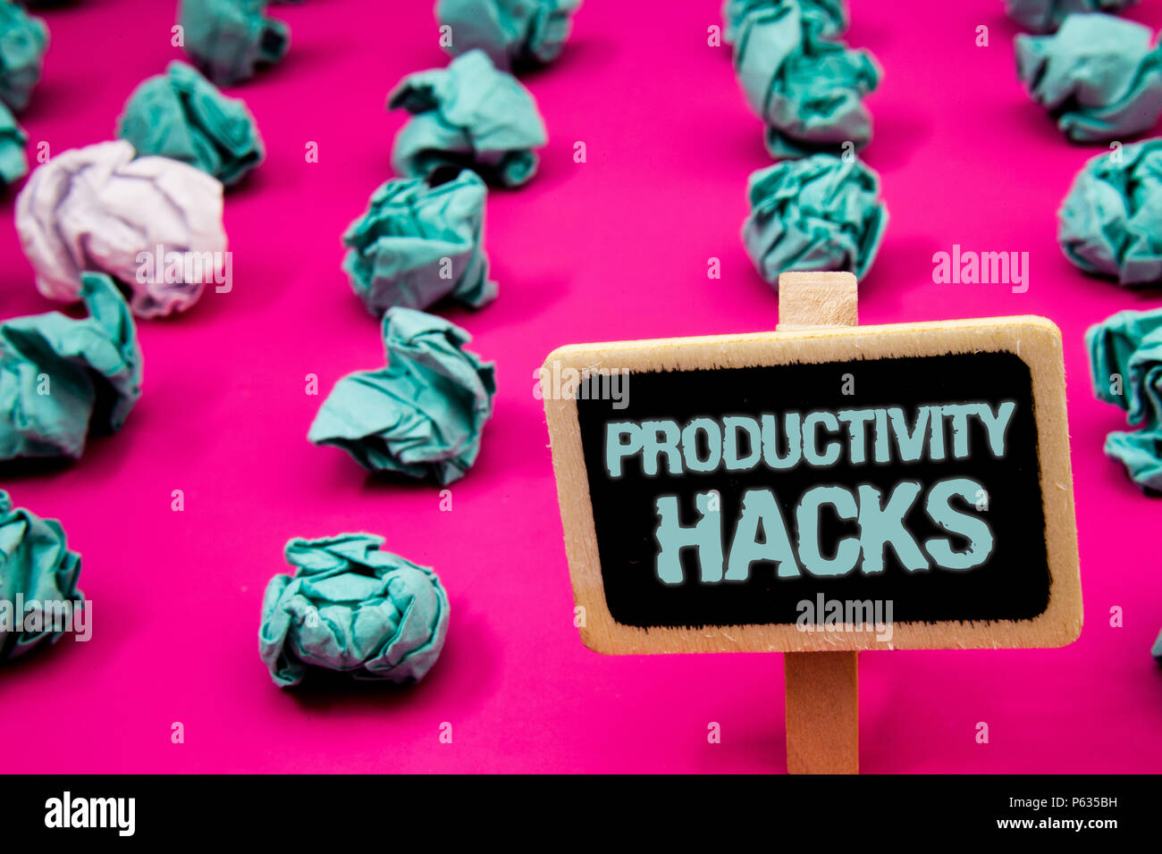 Text Sign Showing Productivity Hacks Conceptual Photo Hacking Solution