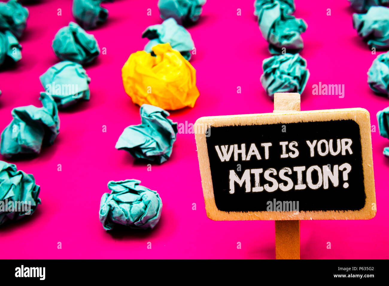 Conceptual hand writing showing What Is You Mission Question. Business ...