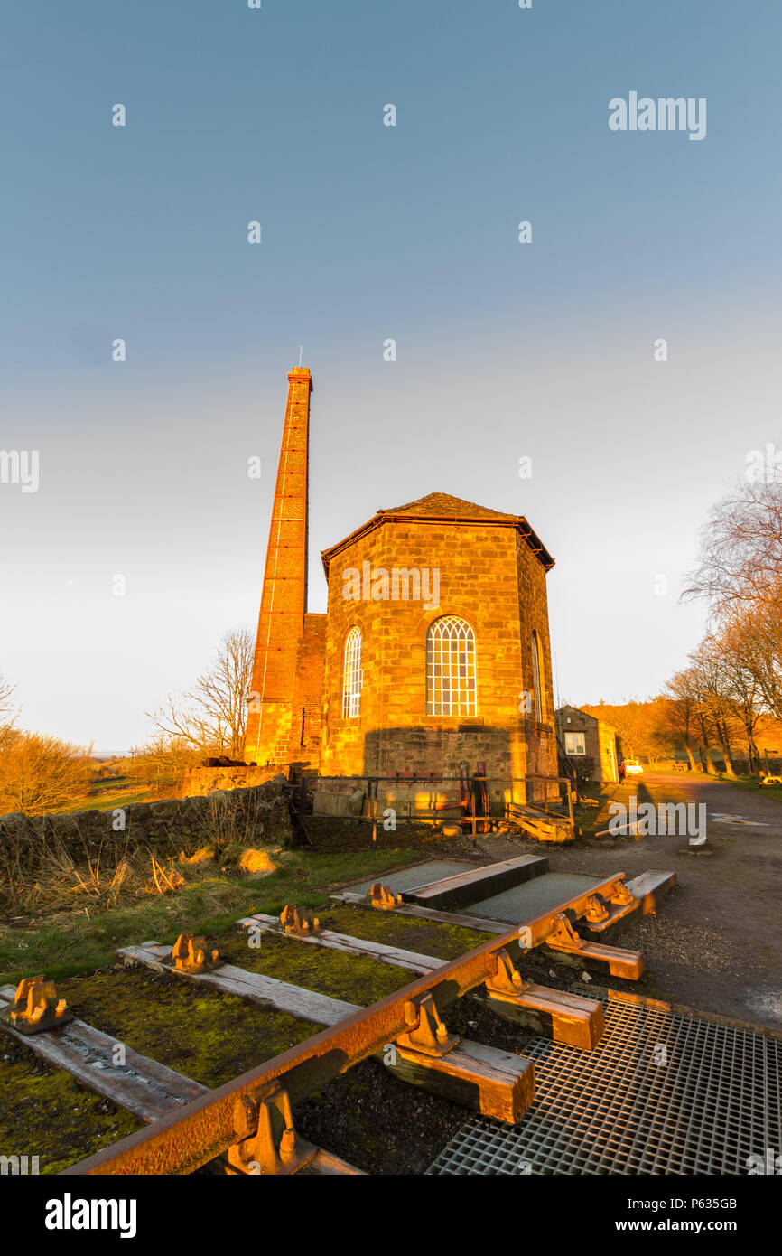 Middleton Top steam engine house, used to haul trains up incline ...