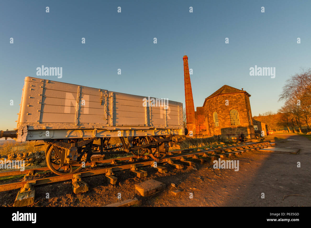 Middleton Top steam engine house, used to haul trains up incline ...