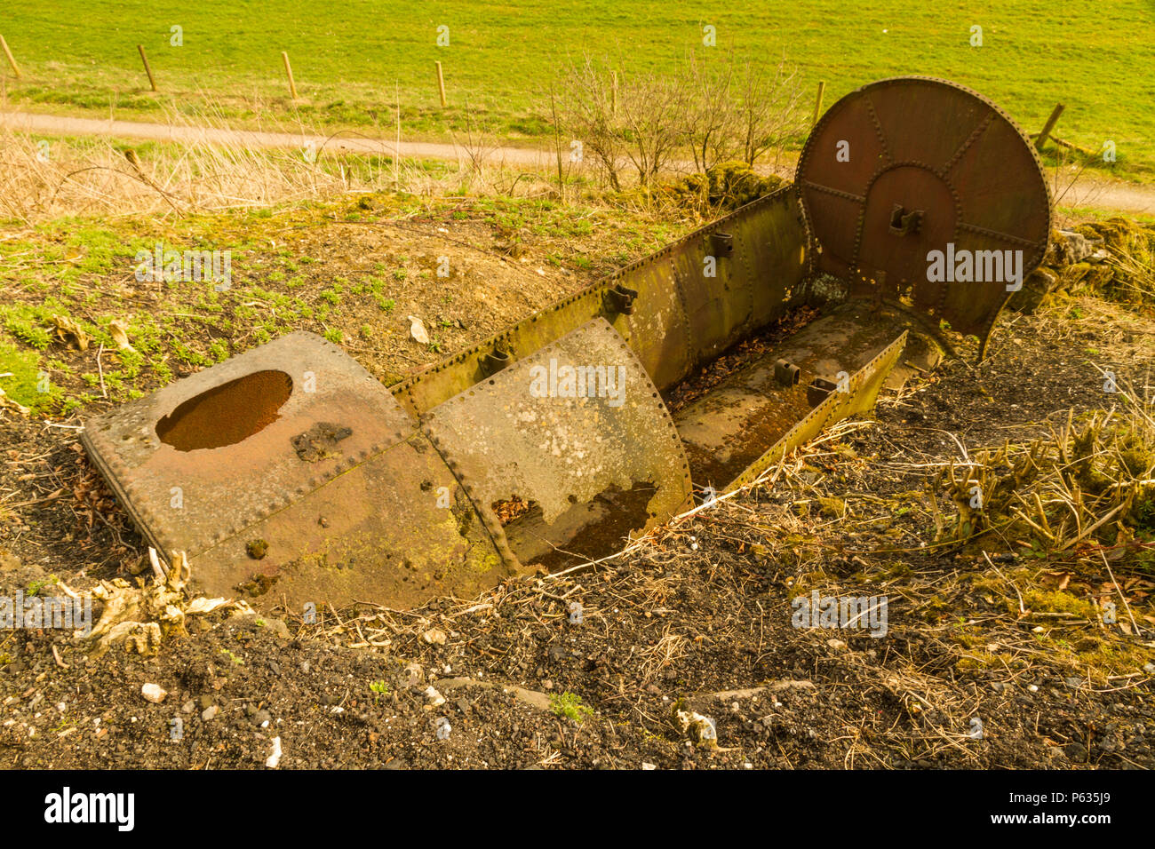 Boiler for haulage fixed steam engine for Hopton Incline. High Peak ...
