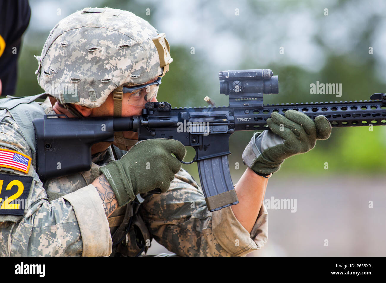 U.S. Army Ranger Sgt. First Class William Laflin, from the 75th Ranger ...