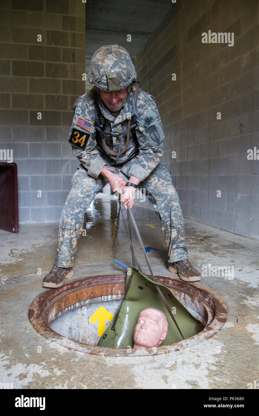 U.S. Army Staff Sgt. Michael Roggero, assigned to the Airborne and ...