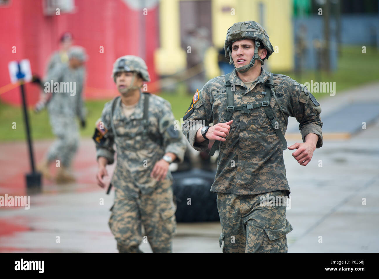 U.S. Army Staff Sgt. Gustavo Medrano and 2nd Lt. Deaven Miller ...