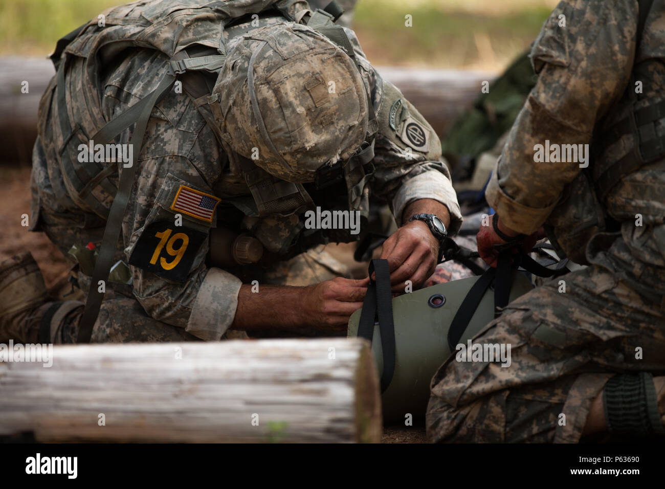 U.S. Army 2nd Lt. Zachary Hayes, assigned to the 82nd Airborne Division ...
