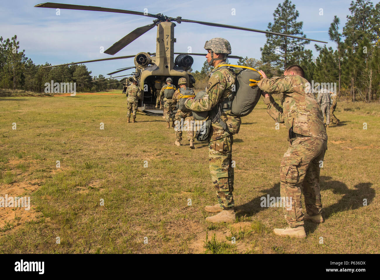 Sgt. 1st Class Tyler Chubb, the marshalling area control officer for ...