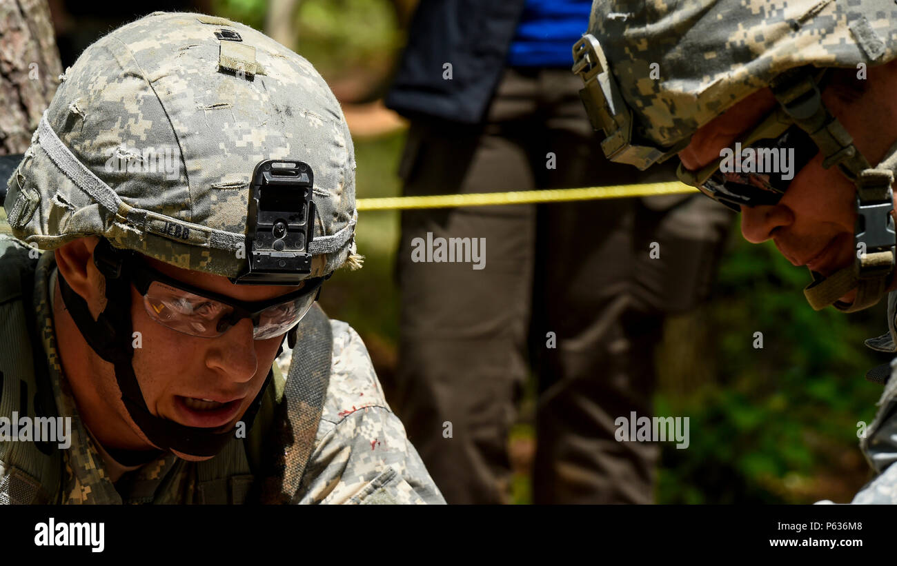 U.S. Army 1st Lt. Benjamin Jebb (left) and Staff Sgt. Andrew Balha ...