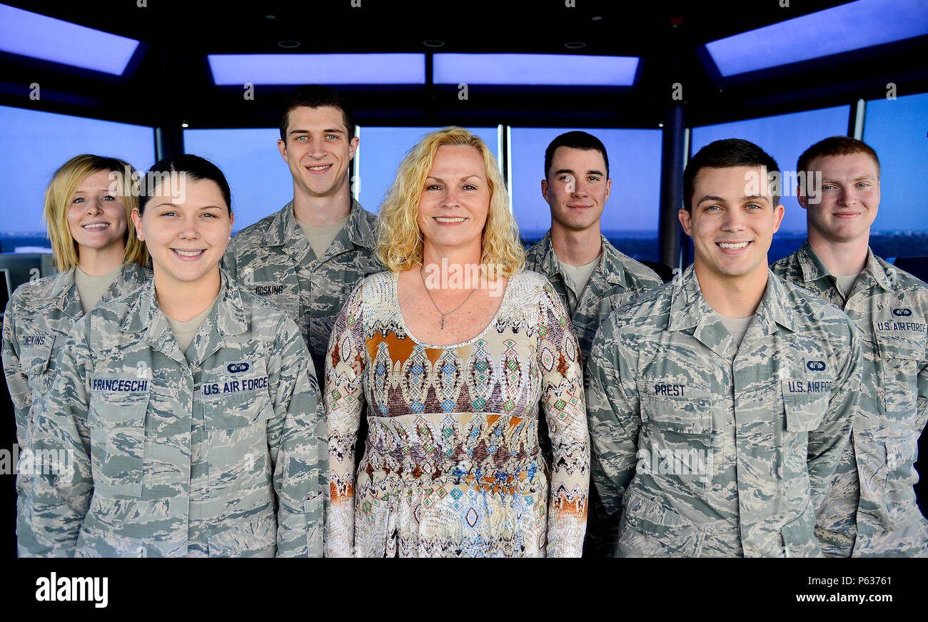 Retired Senior Master Sgt. Angela Hull, a watch supervisor at MacDill ...