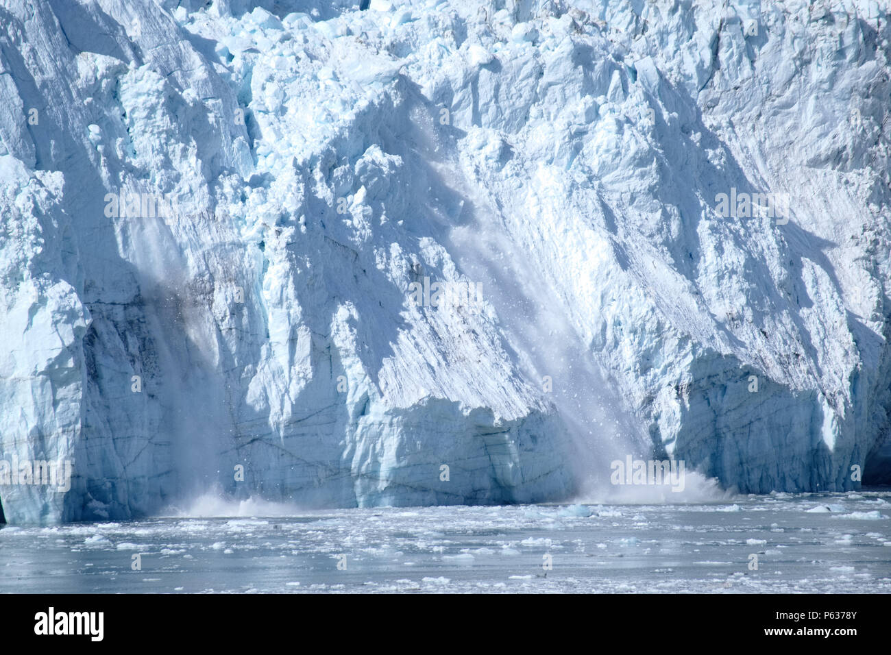Ice falling glacier hi-res stock photography and images - Alamy