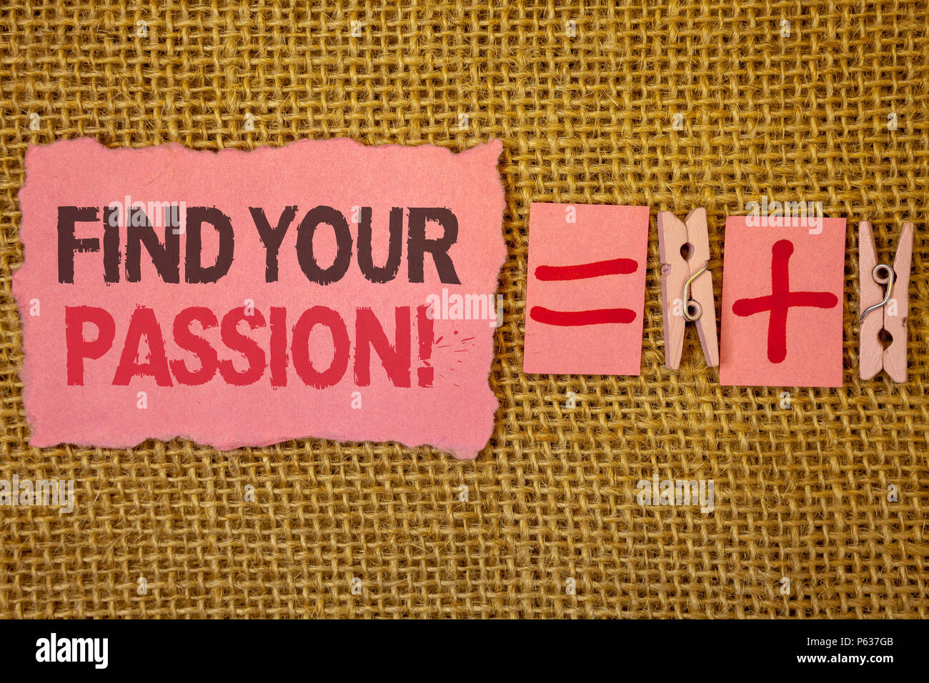 Handwriting text writing Find Your Passion Motivational Call. Concept ...