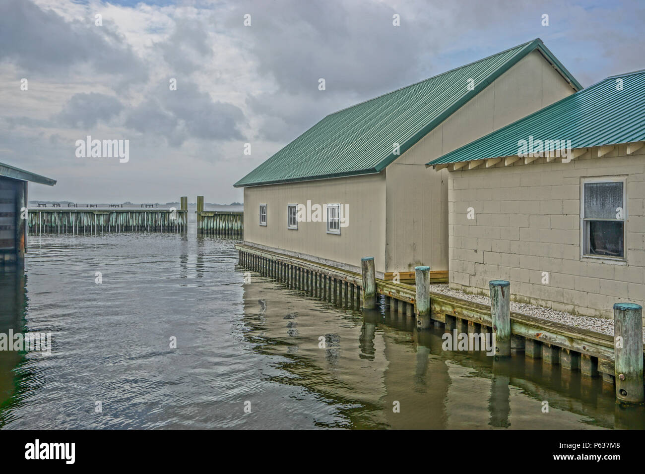 Taylor Landing, Maryland, USA - May 17, 2018: The buildings and ...