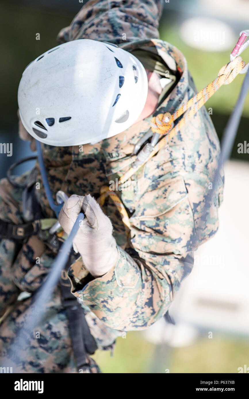 U.S. Marine Corps Lance Cpl. Mason K. May, team leader with Bravo ...