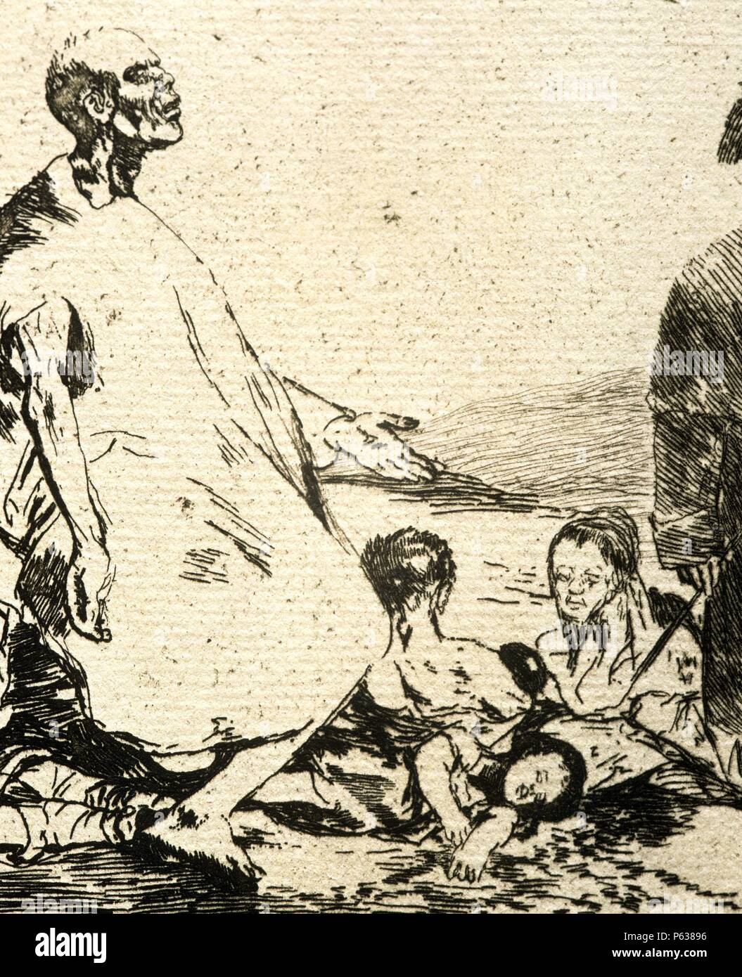 GRABADOS. AUTOR: FRANCISCO DE GOYA. SERIE: LOS DESASTRES DE LA GUERRA ...