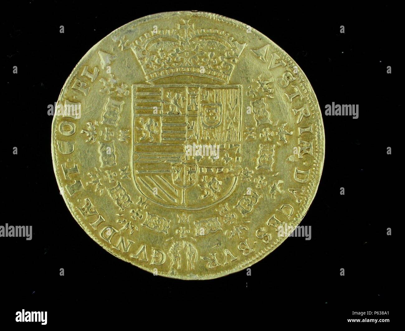 NUMISMATICA. MONEDA MODERNA. CUATRO DUCADOS DE ORO, DE ALBERTO E ISABEL ...