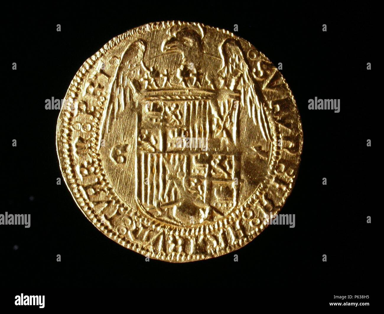 NUMISMATICA. MONEDA MEDIEVAL CRISTIANA. DOBLE EXCELENTE DE ORO, DE ...
