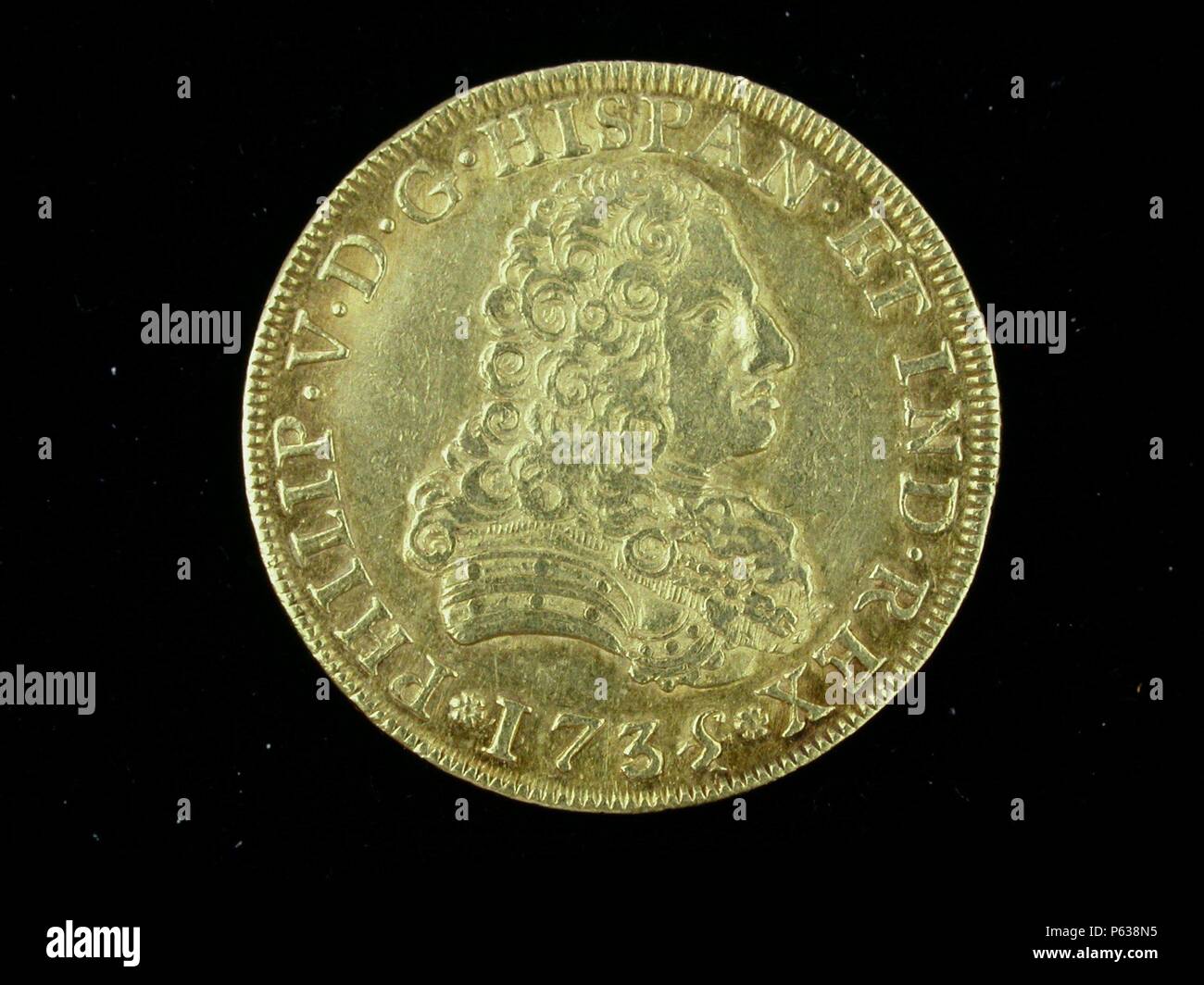 NUMISMATICA. MONEDA MODERNA. OCHO ESCUDOS DE ORO, DE FELIPE V. ANVERSO ...