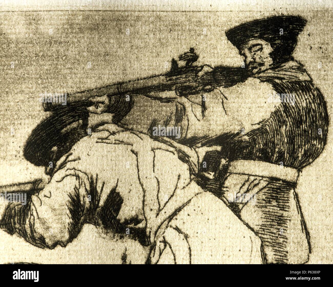 GRABADOS. AUTOR: FRANCISCO DE GOYA. SERIE: LOS DESASTRES DE LA GUERRA ...