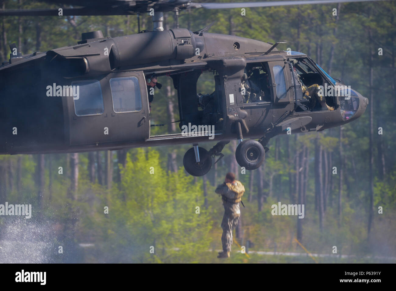 U.S. Army Capt. Bert Ferguson, 7th Special Forces Group, jumps into ...