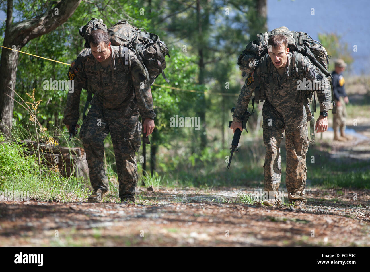 U.S. Army Capt. Bert Ferguson and Sgt. 1st Class Keith Batchelder ...