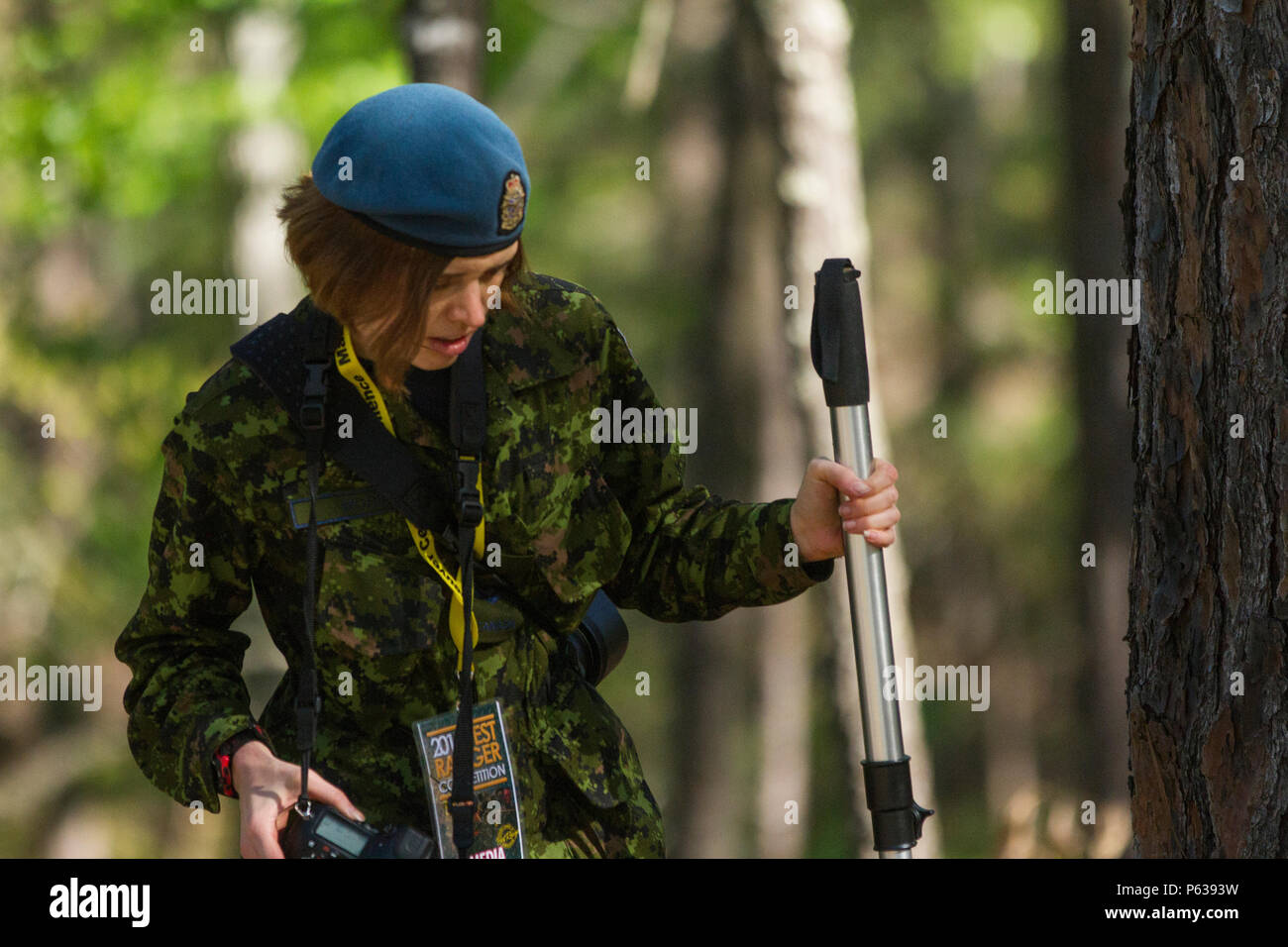 Canadian Armed Forces Cpl. Alana Morin, an imagery technician assigned ...