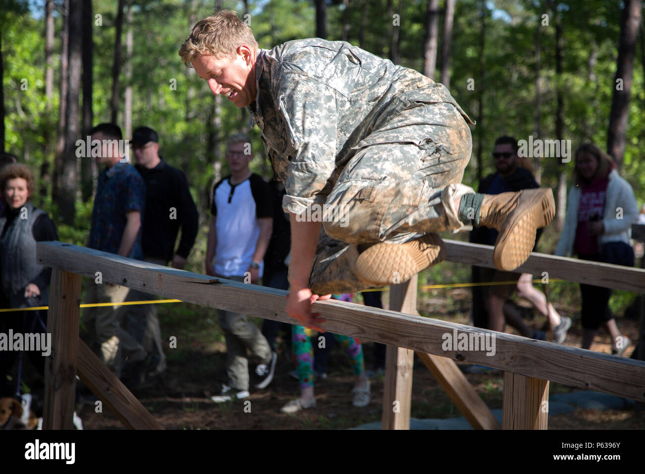 U.S. Army 1st Lt. Anthony Day, 10th Mountain Division, navigates ...