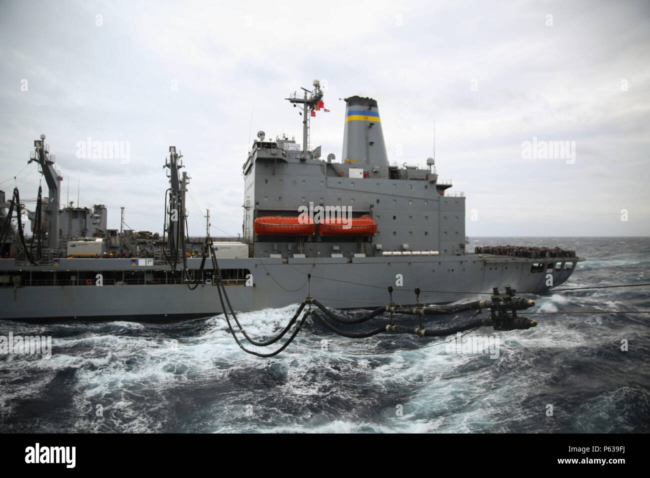 U.S. Marines and Sailors help each move supplies onto the USS WASP ...
