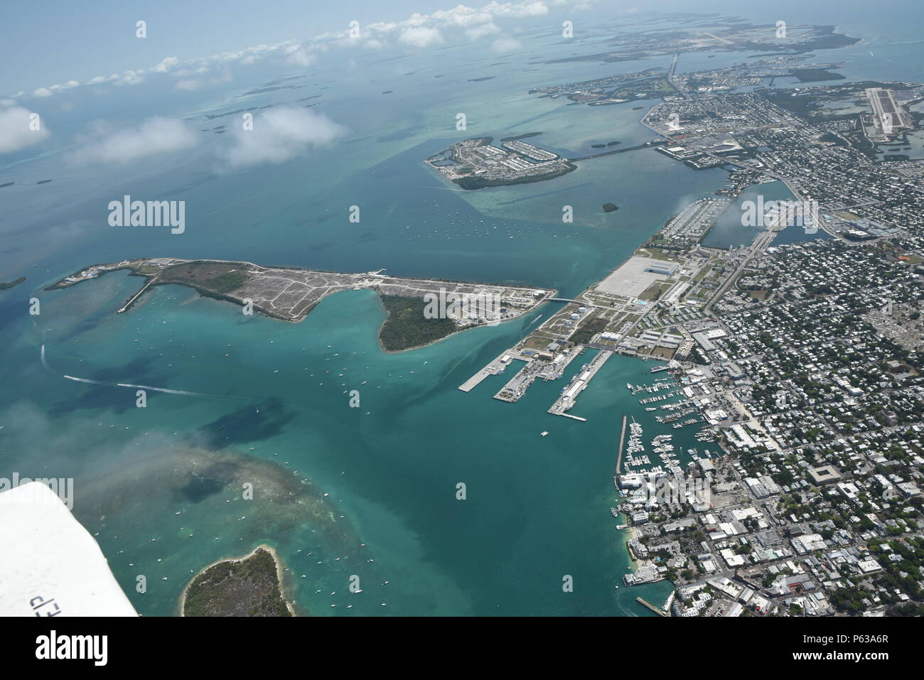 160414-N-SX614-313 Aerial photo of Naval Air Station Key West’s Fleming ...