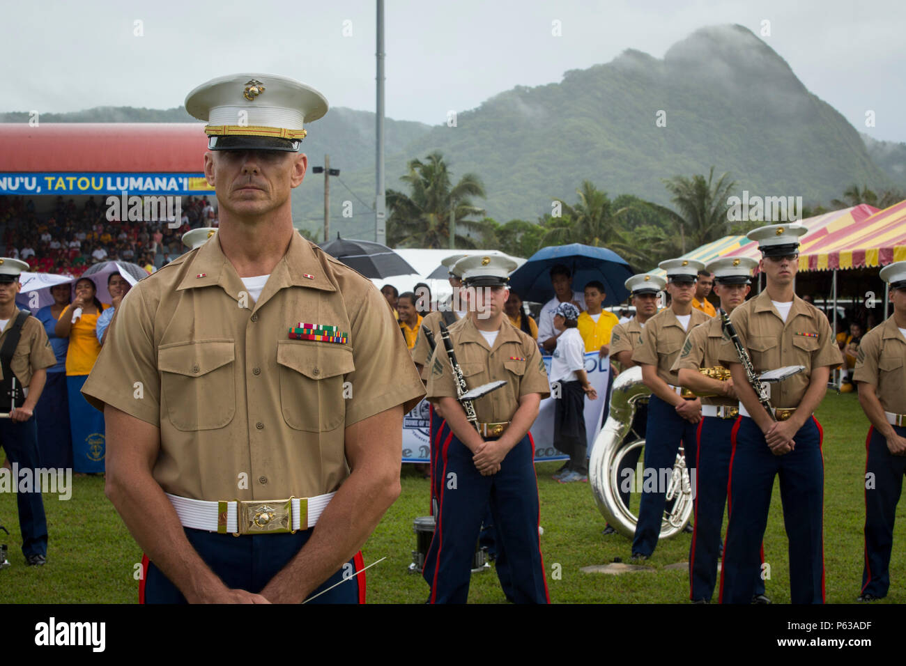 U.S. Marine Chief Warrant Officer 3 Brian Sherlock, band officer, U.S ...