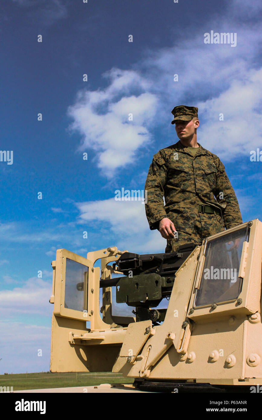 U.S. Marine Corps Sgt. Christopher S. Miller, squad leader, with Black ...