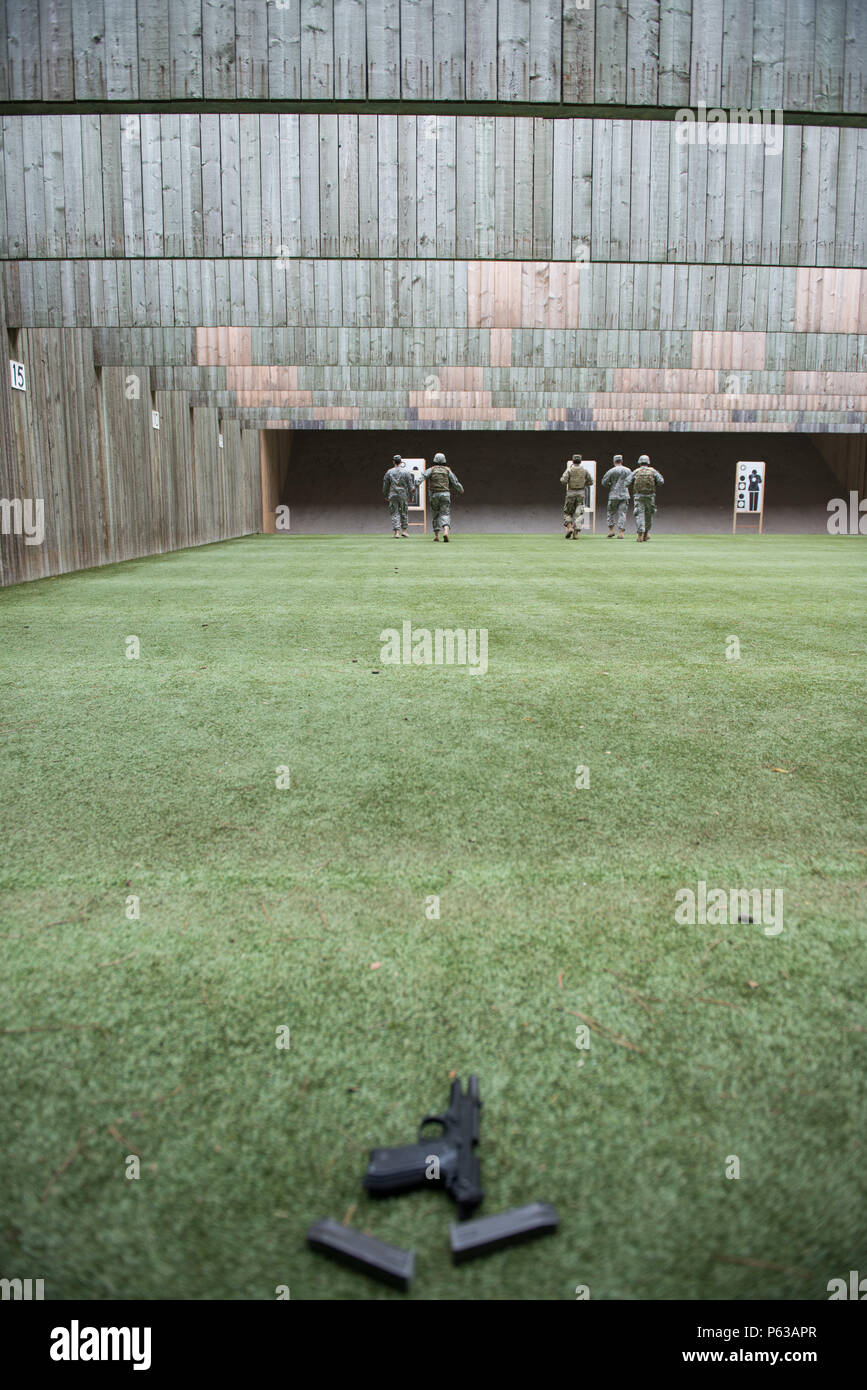 U.S. Soldiers with Alpha Company, Allied Forces North Battalion, U.S ...