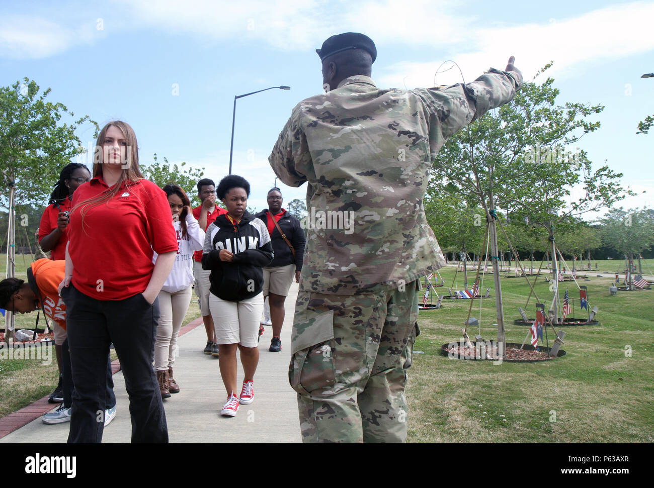 Cadets of Emanuel County Institute's Army Junior Reserve Officers ...