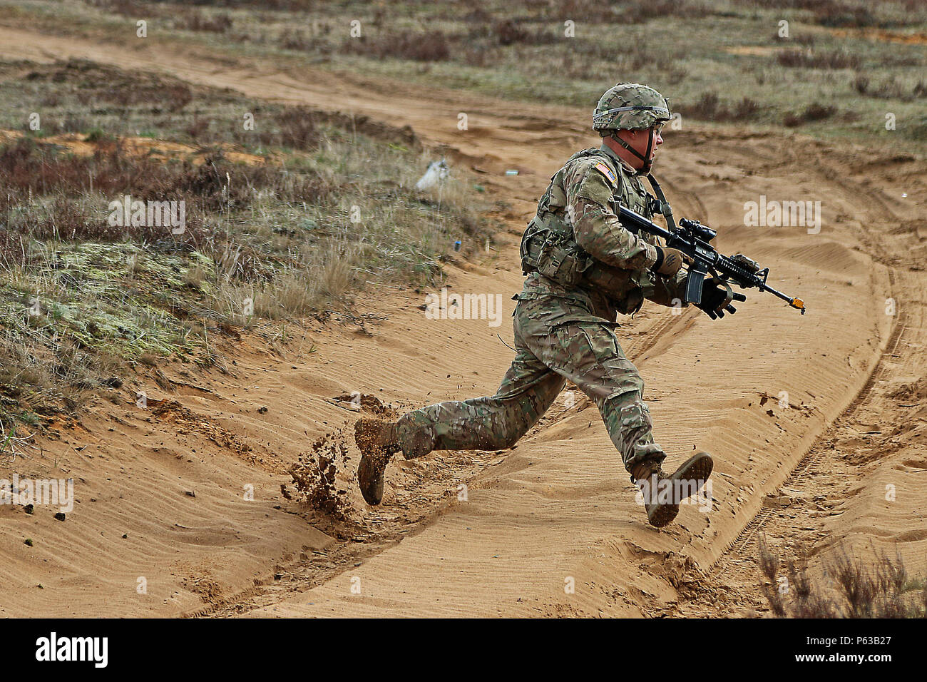 Sgt. Nicolas Schroeder, an infantryman assigned to Headquarters and ...